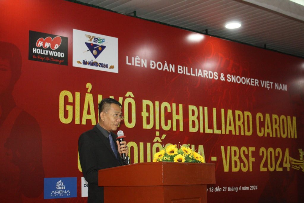 Tài trợ giải đấu VĐQG carom – VBSF 2024 – Arena Billiard